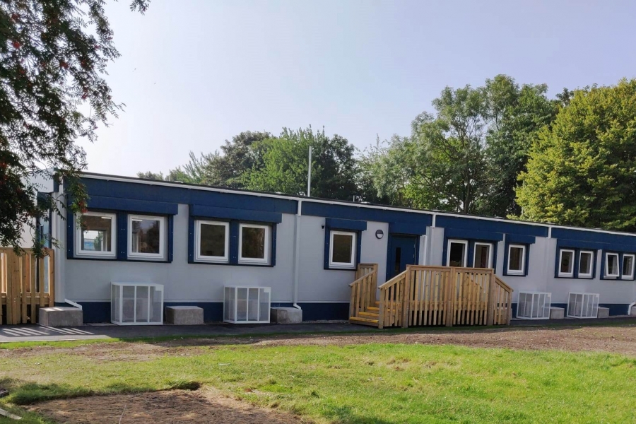 Newington School Modular Classroom - Excel Modular Buildings