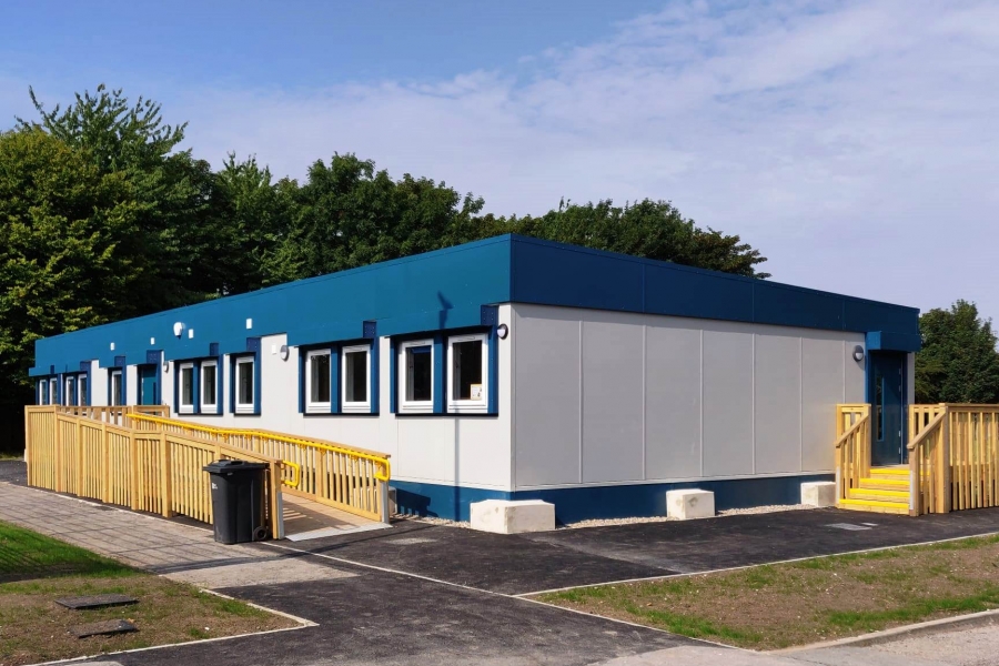 Newington School Modular Classroom - Excel Modular Buildings