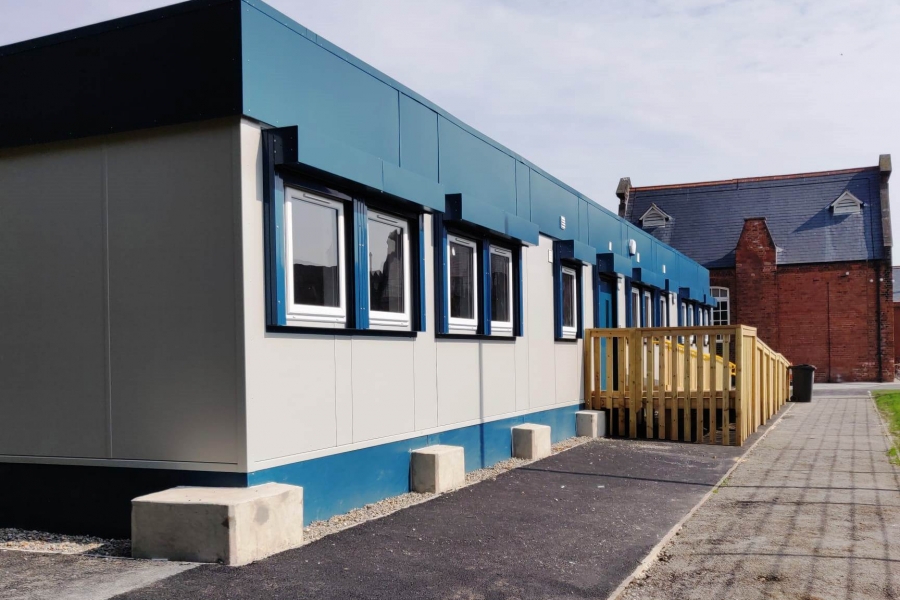 Newington School Modular Classroom - Excel Modular Buildings