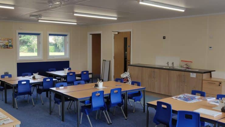 Double Classroom 15m x 9.6m - Excel Modular Buildings